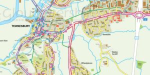 Cycling maps for Cheltenham, Tewkesbury & Gloucestershire [All abilities]